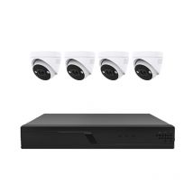 JFTECH 8-channel PoE NVR + 8MP PoE Dome IP Camera*4